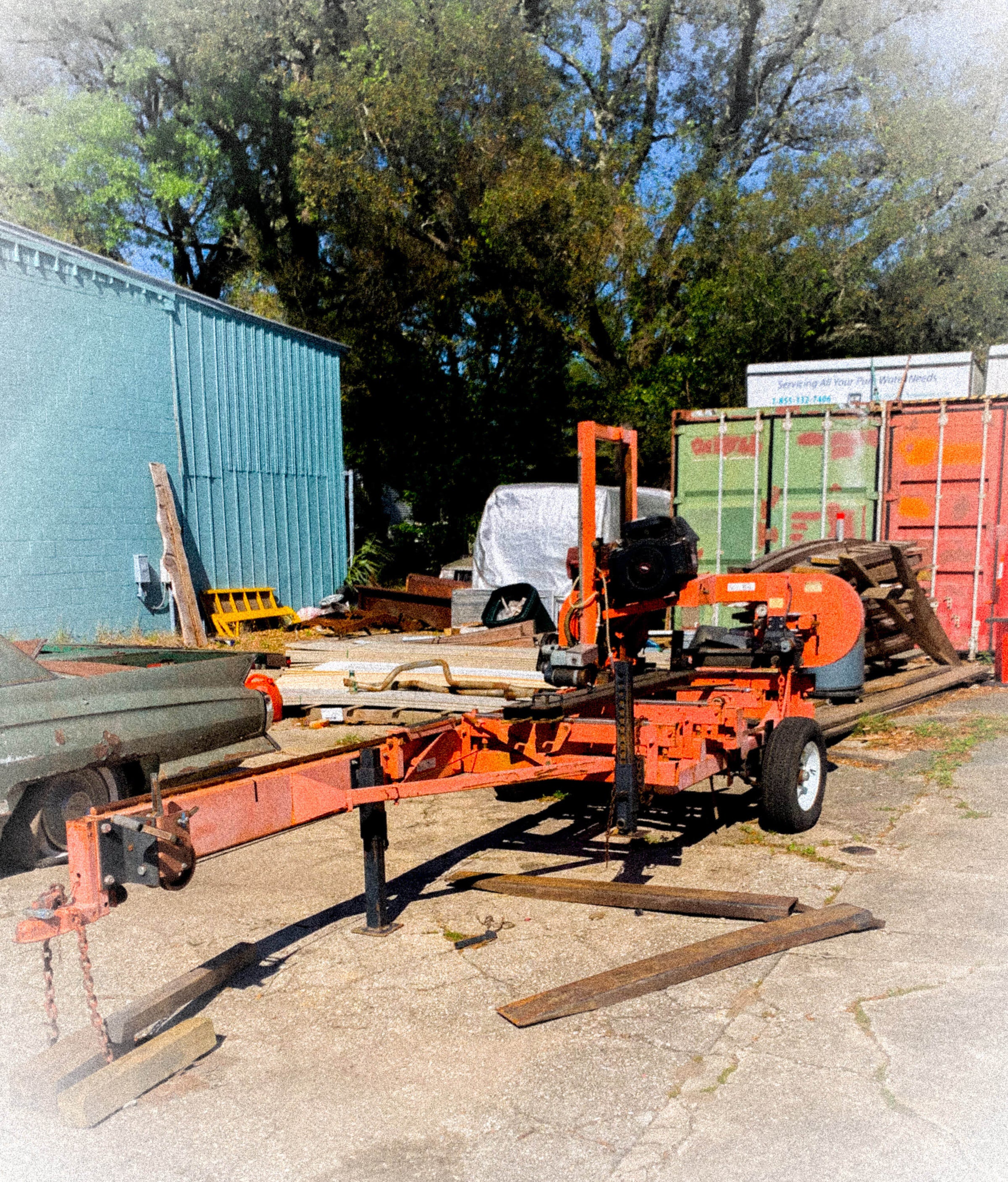 Used wood mizer sawmill for sale store